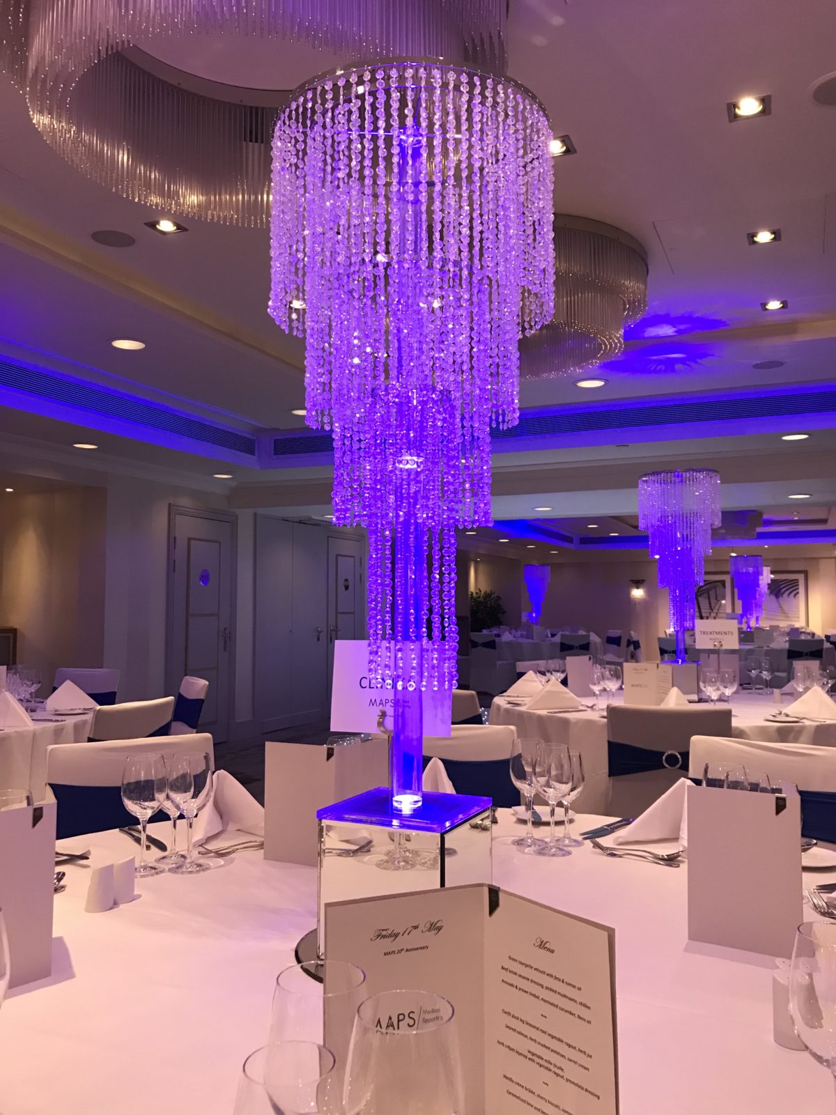 LED Table Centrepieces - Steven Honeyball